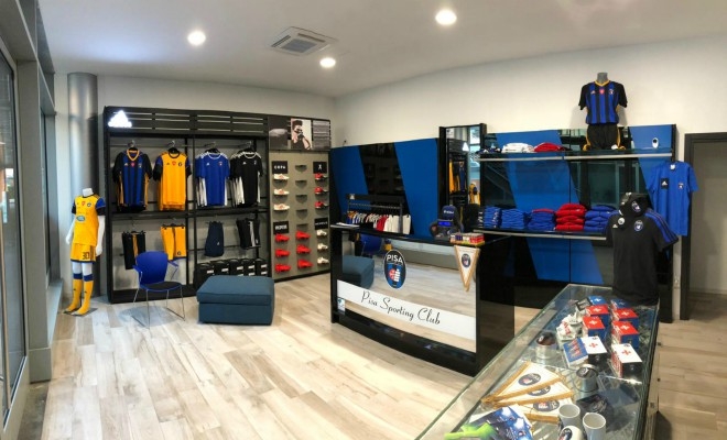 Aperto lo STORE UFFICIALE del PISA SPORTING CLUB