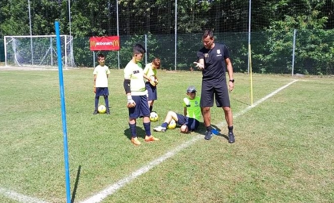 VIDEO, la prima volta a CORFINO per l'ex MILAN ANGELO PAGOTTO